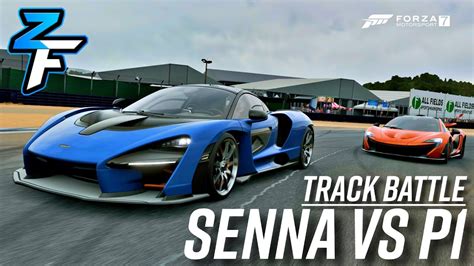 McLaren Senna Vs McLaren P1 Track Battle Drag Race Brake Test