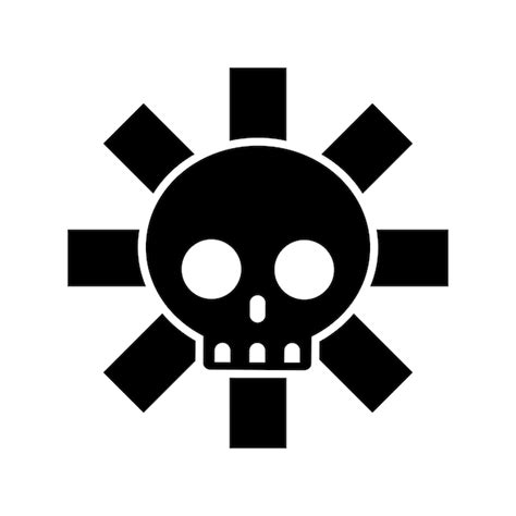 Premium Vector Cute Pirates Skull Jolly Roger Cross Bones Symbol Flag