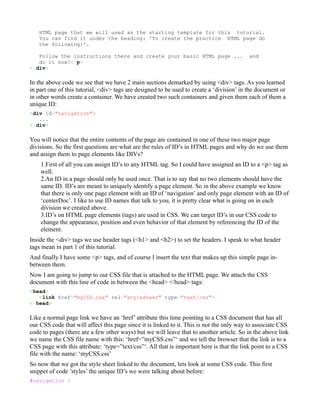 Css Tutorial PDF
