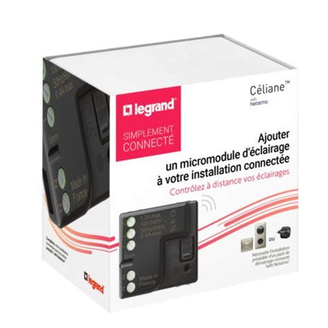 Interrupteur micromodule d éclairage ON OFF à installer près de l