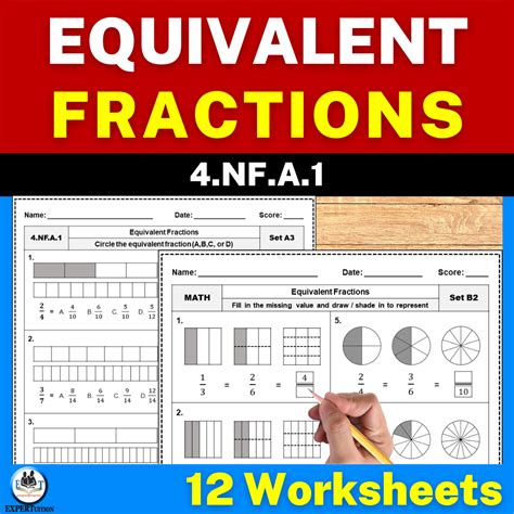 Equivalent Fractions Worksheets