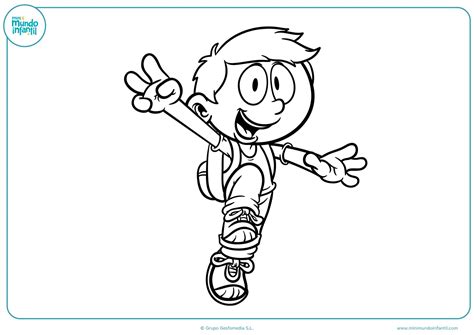 Dibujos De Ninos Jugando Para Colorear E Imprimir Gratis Floral