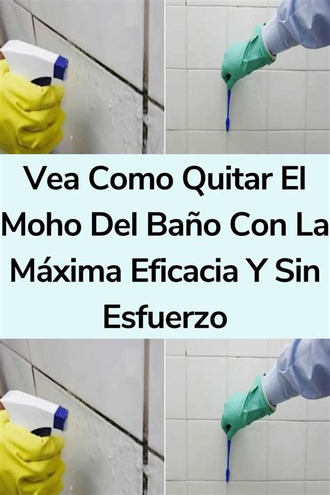 Vea Como Quitar El Moho Del Ba O Con La M Xima Eficacia Y Sin Esfuerzo