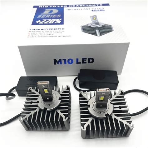 2PCS Car Light D1S D4S D2S LED Canbus Headlight D3S D1R D2R D3R D4R D5S
