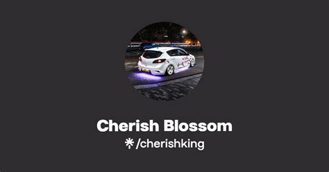 Cherish Blossom Instagram Tiktok Linktree