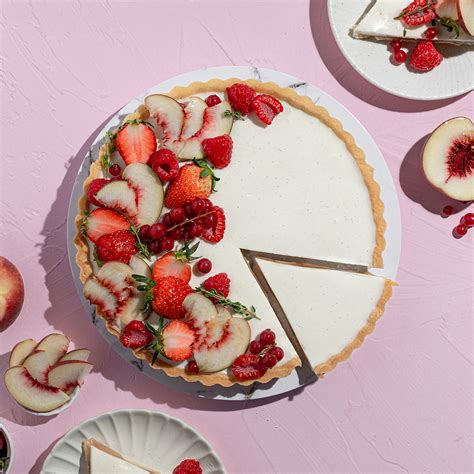 Summer Peach Tart 4 Baker S Brew Studio Pte Ltd