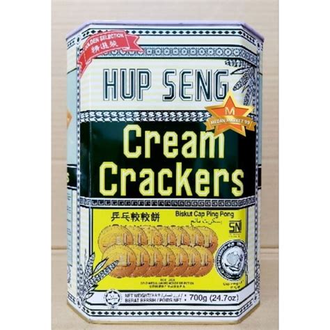 Jual HUP SENG KALENG 700gr ASIN MANIS CREAM SUGAR CRACKERS