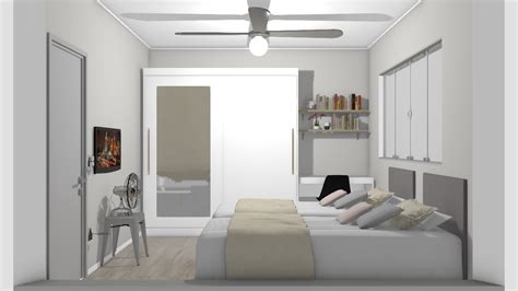Projeto Casa T Rrea Quarto De J Ssica Planta D Mooble