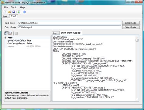 download mysql code generator
