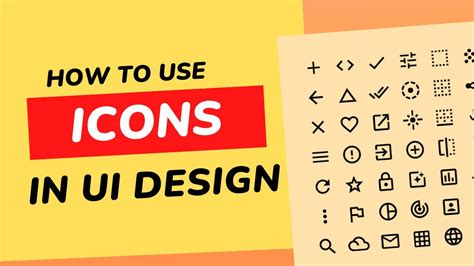 How To Use Icons In Ui Design Youtube