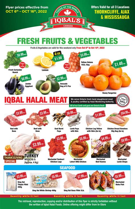 Iqbal Foods Flyer October To