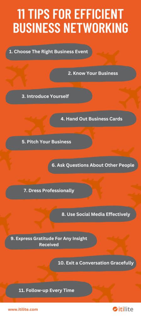 11 Tips For Efficient Business Networking