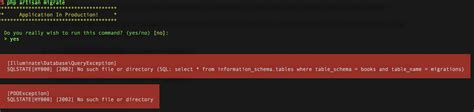 SQLSTATE HY000 2002 No Such File Or Directory During Installation