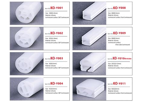 Led Profile Silicone Hose Series Kingornan To Provide Customers With