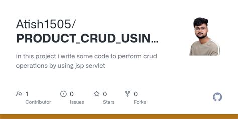Github Atish Product Crud Using Jsp Servlet In This Project I