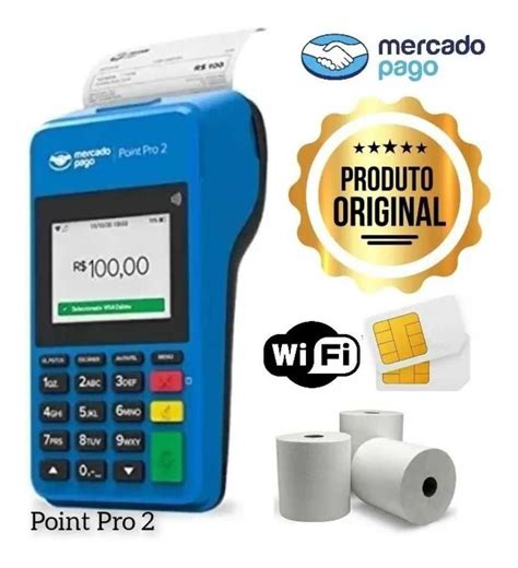 Máquina Point Pro Maquininha De Passar Cartão Mercado Pago Frete grátis