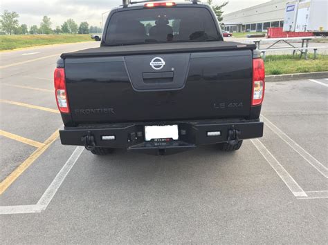 Nissan Frontier Black Rear Bumper
