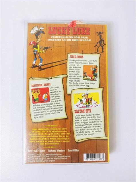 VHS Film Tecknat Lucky Luke Dalton City Köp på Tradera 551793590