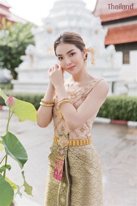 Thai Dusit Dress Thai Natinal Costume Thailand