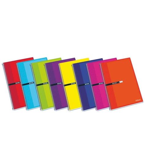CUADERNO ENRI FOLIO 80 HOJAS 70 GRAMOS CUADRO 4x4 TAPA EXTRADURA