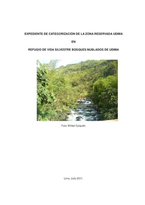 Pdf Plan Maestro Preliminar Rvs Bosque Nublado De Udima Web Dokumen