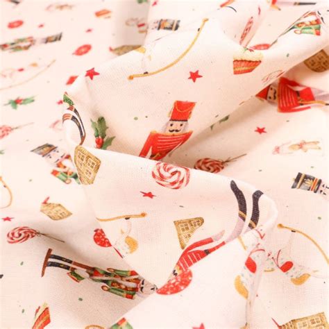 Tissu Coton Bio GAMM Casse Noisette NOEL De Couture Mercerie 1 99