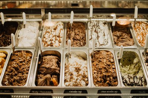 Las Diferencias De Un Gelato Helado Nieve Y Sorbete