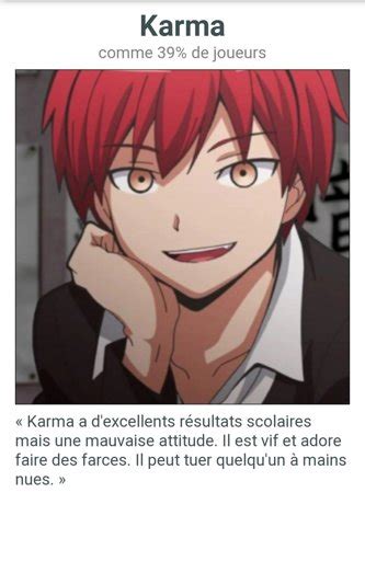 Quel personnage de assassination classroom êtes vous Assassination