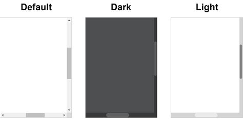 Custom Scrollbars