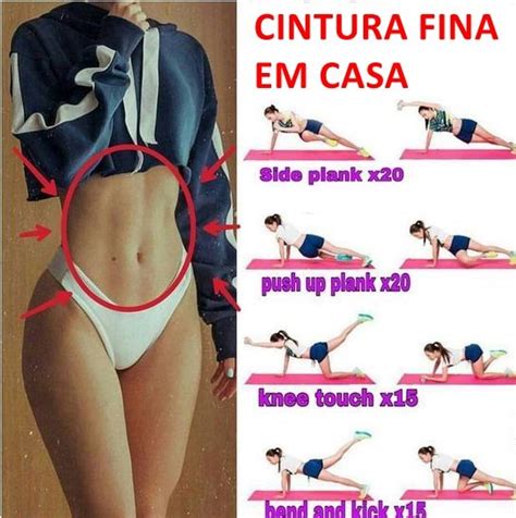 Exercícios Para Afinar a Cintura 5 Minutos em Casa Passo aPasso