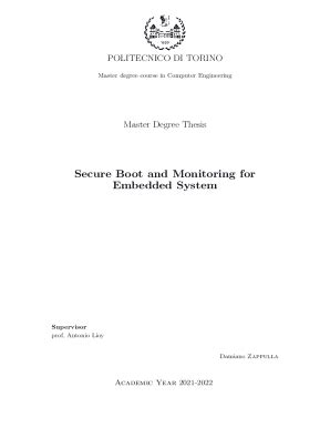 Fillable Online Secure Boot And Monitoring For Embedded System