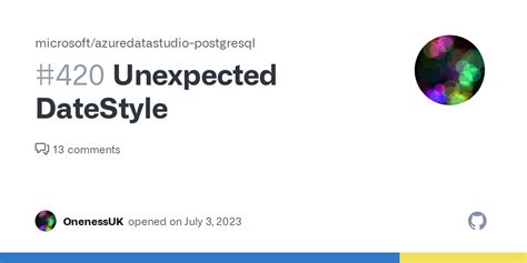 Unexpected DateStyle Issue 420 Microsoft Azuredatastudio