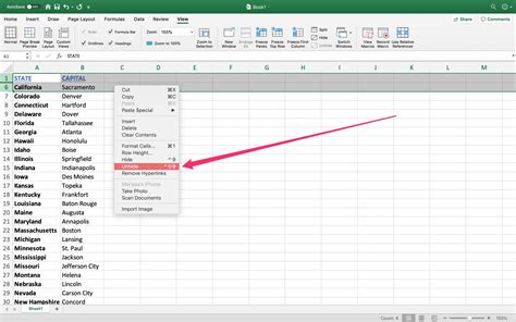 Excel Tutorial How To Hide And Unhide Columns And Rows In Excel ZOHAL