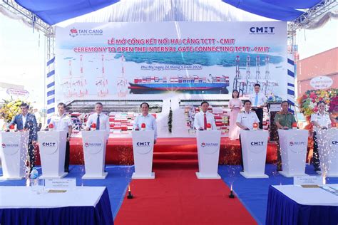Chính thức kết nối 2 siêu cảng tại Cái Mép Thị Vải Tổng công ty