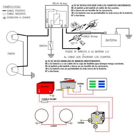 Guia Para Instalar Faros Con Relay Valvulita
