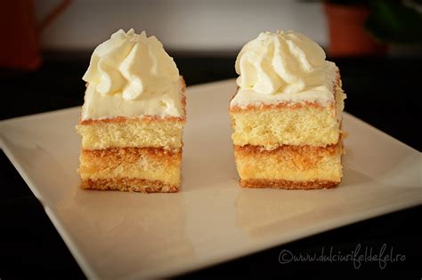 Prajitura Cu Crema De Vanilie Si Caramel Dulciuri Fel De Fel