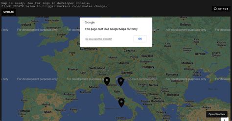 Google Maps React Markers Codesandbox