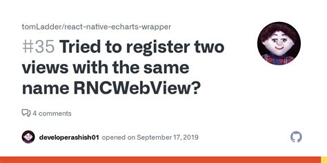 Tried To Register Two Views With The Same Name RNCWebView Issue 35