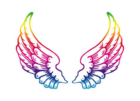 Asas Clipart Colorido Colorido Foto Stock Gratuita Public Domain Pictures