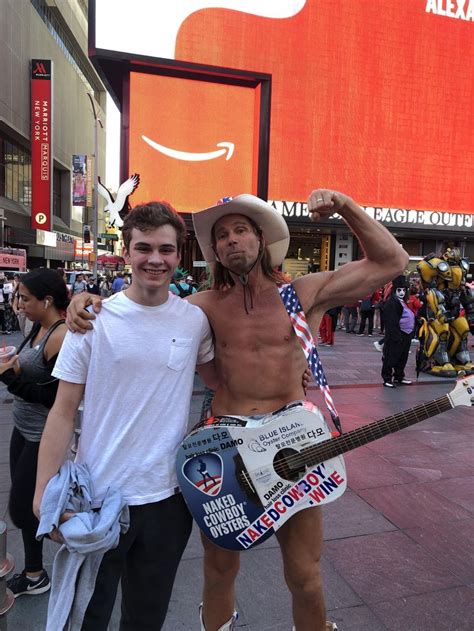 Pic With The Naked Cowboy In Times Square