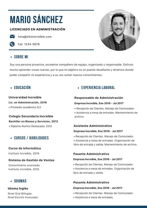 Images For Como Llenar Un Curriculum Vitae Ejemplo Kodeposid