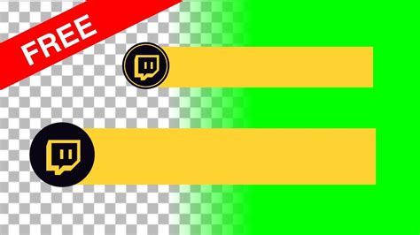 Twitch Animation Green Screen Transparent Free Social Media Lower