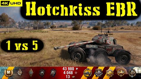 World Of Tanks Hotchkiss EBR Replay 10 Kills 2 9K DMG Patch 1 6 1