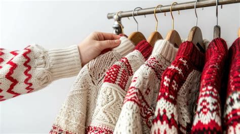Premium Photo A Persons Hand Is Reaching Out To Touch Sweaters