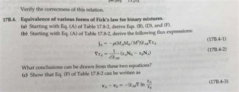 solved verify the correctness of this relation 17b 4