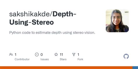 Github Sakshikakde Depth Using Stereo Python Code To Estimate Depth