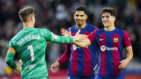 LdC le groupe du Barça pour défier le PSG avec deux joueurs présents