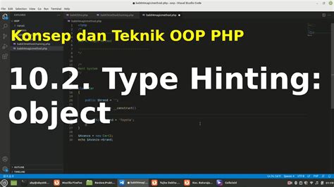 10 2 Konsep Dan Teknik OOP PHP Type Hinting Object YouTube