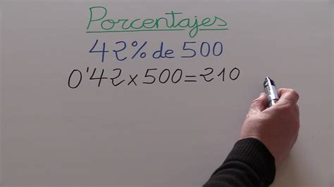 Método sencillo para calcular un porcentaje YouTube