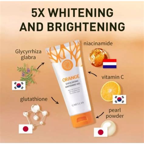 Gmeelan Orange Exfoliating Whitening Peeling Gel G Shopee Philippines